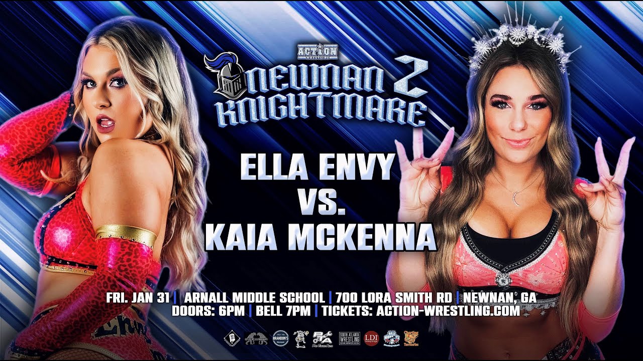 FREE MATCH: Kaia McKenna v Ella Envy from ACTION Wrestling - YouTube