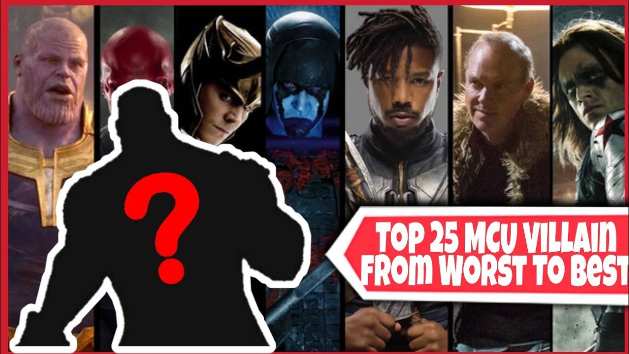 Top 25 MCU Villains from Worst to Best! - YouTube