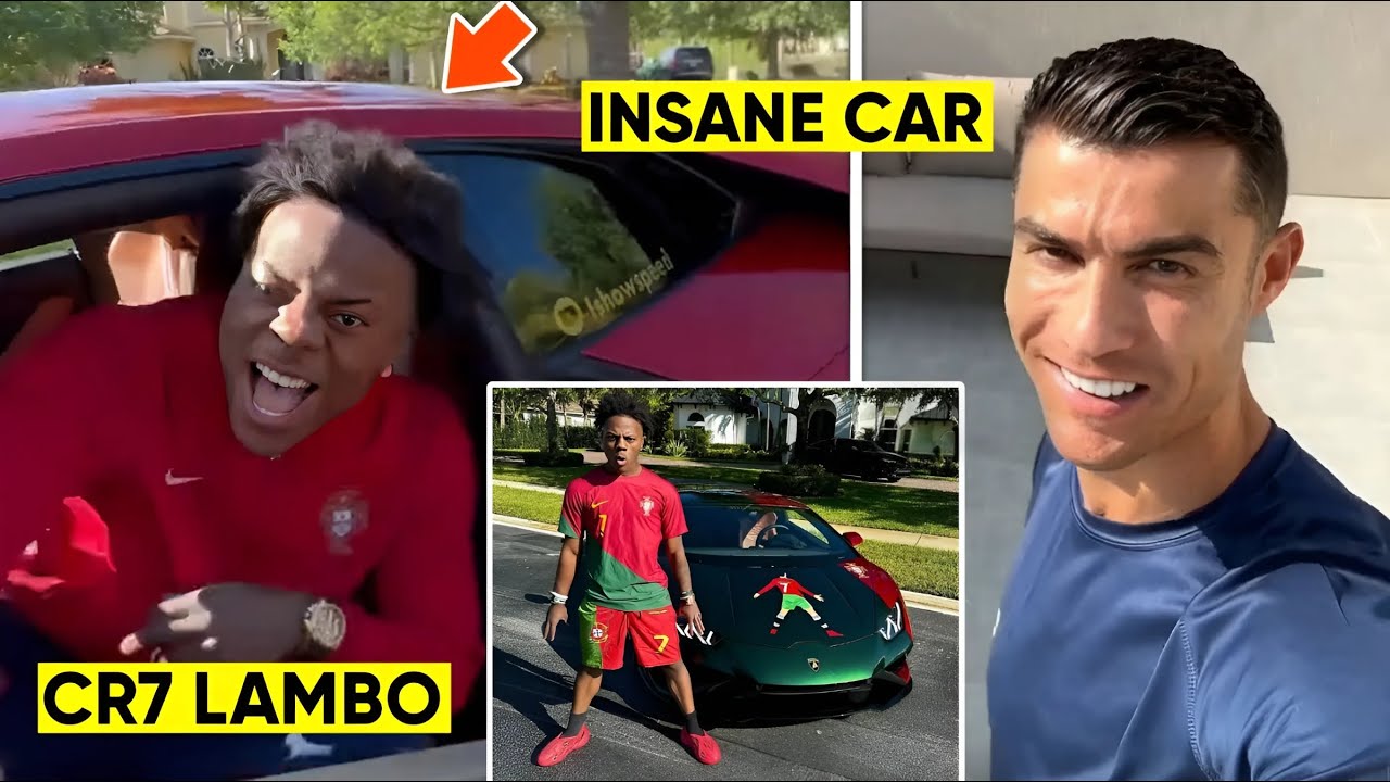 ISHOWSPEED Reveals Spectacular New Lamborghini Featuring Artwork ...