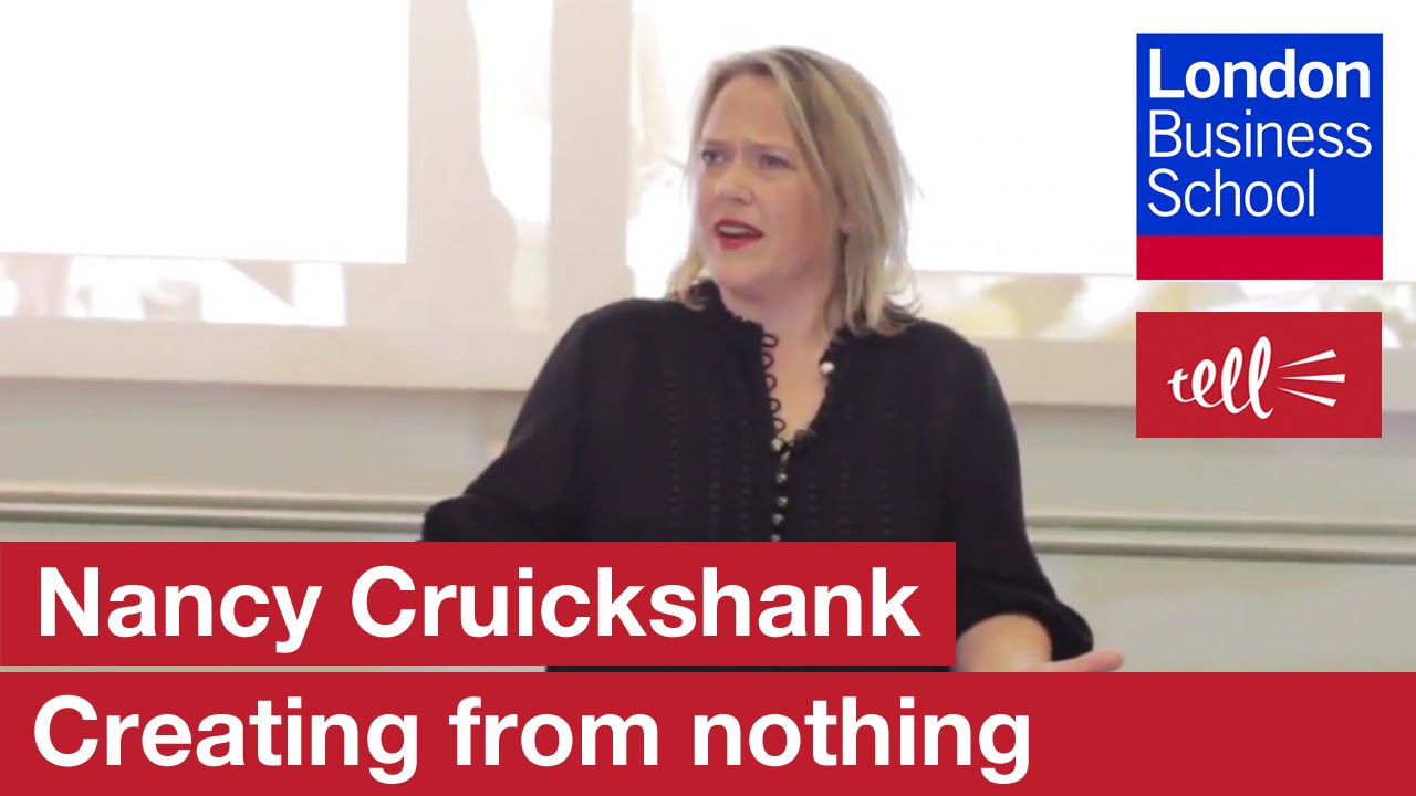 Nancy Cruickshank: Be comfortable with creating something from nothing ...
