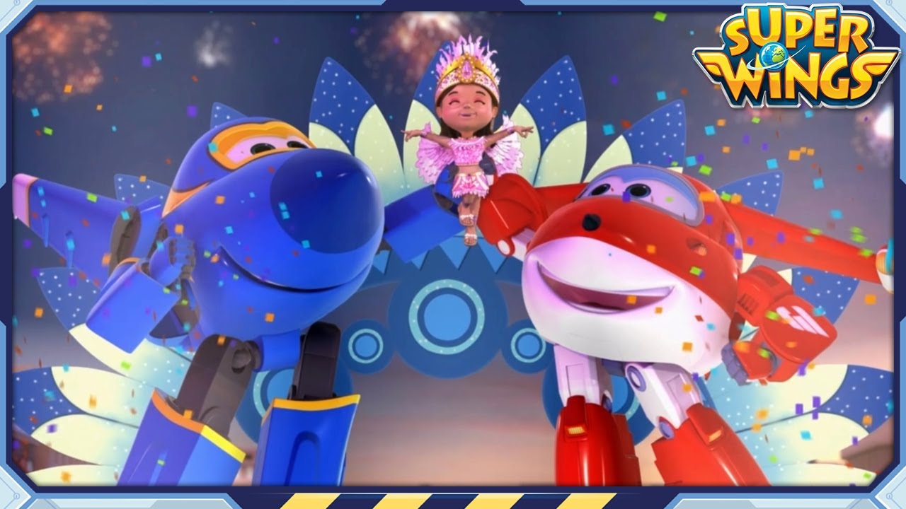 [SUPERWINGS1] η παρέλαση τι σάμπα | EP11 | Superwings στα ελληνικά ...