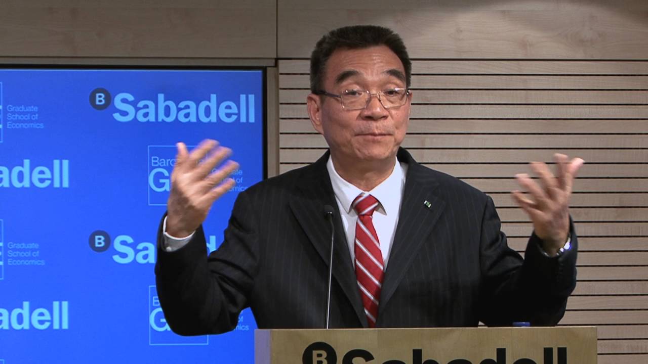 Justin Yifu Lin (Peking University) - Barcelona GSE Lecture Recap - YouTube