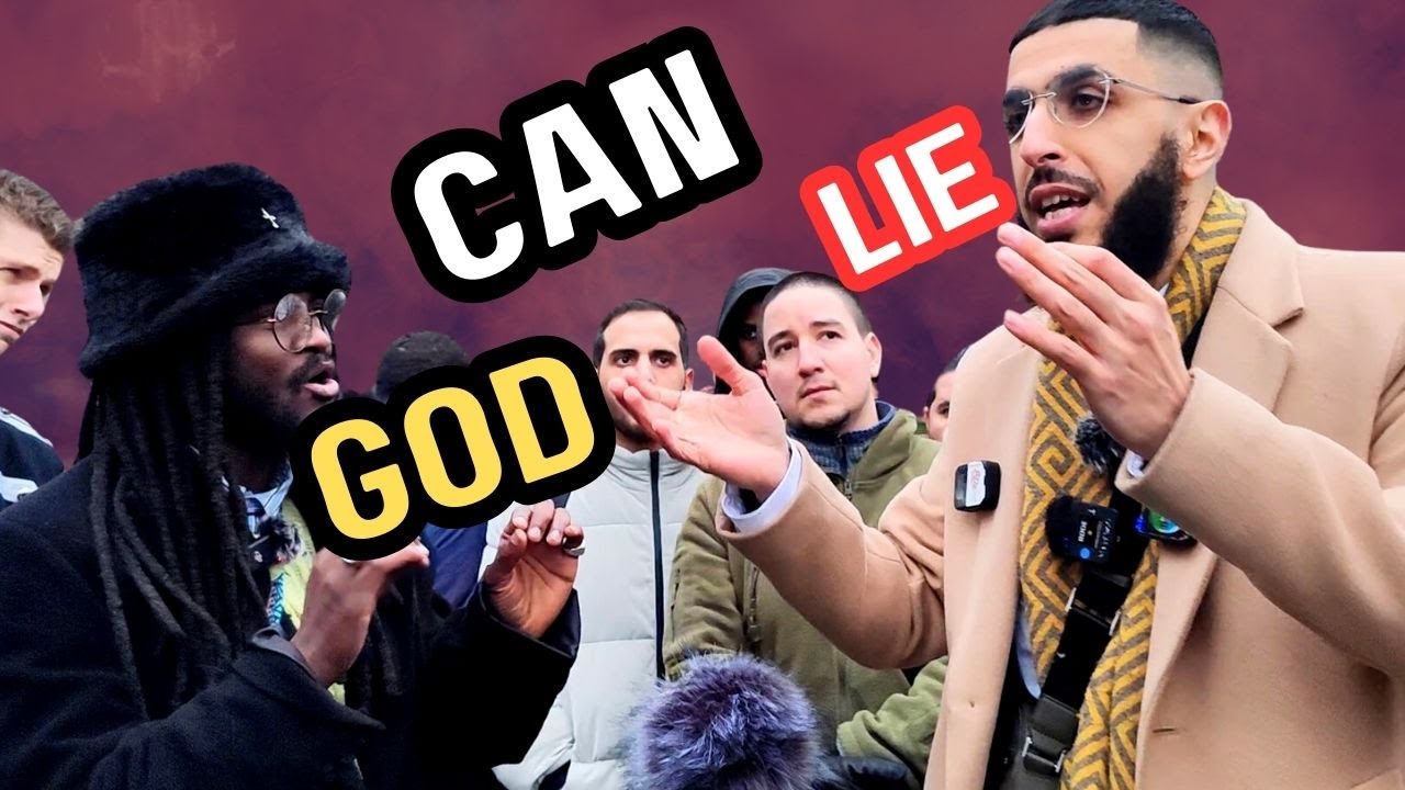 CHRISTIAN MAN'S OWN LOGIC KICKED HIM OUT 'WHY YOU LIMIT GOD' TERRIBLY! Ali Dawah | Speakers ...