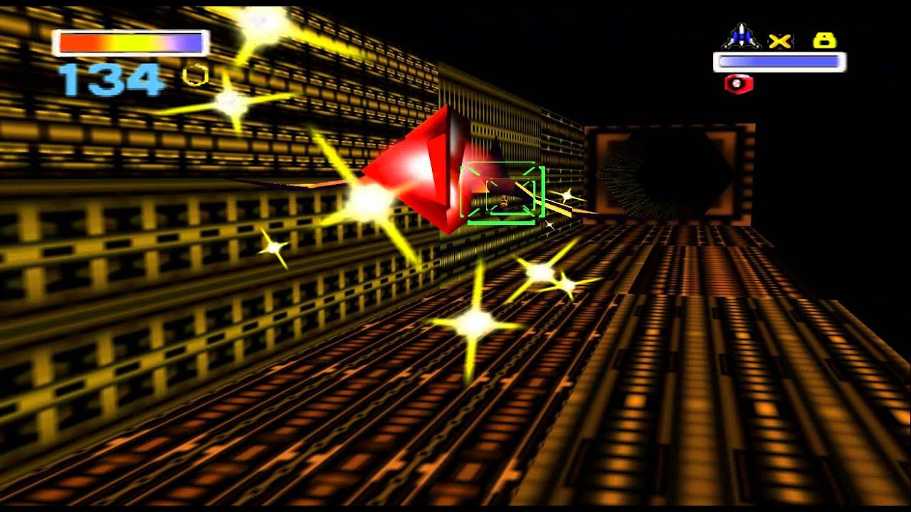 star fox 64 part 4(final-boss andross brain) - YouTube