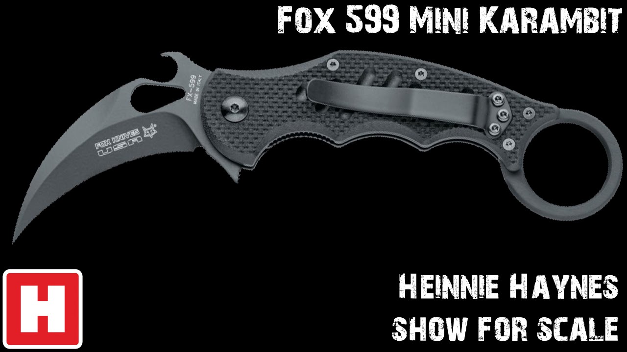 Fox 599 Mini Karambit - Show for Scale Overview - YouTube