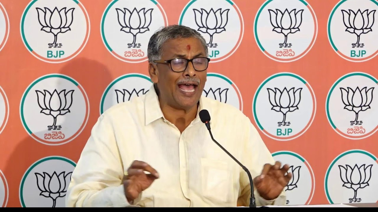 LIVE : Ex MLA & BJP State Vice President NVSS Prabhakar Press Meet ...