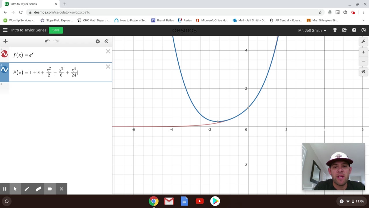 Intro to Taylor Series using e^x - YouTube