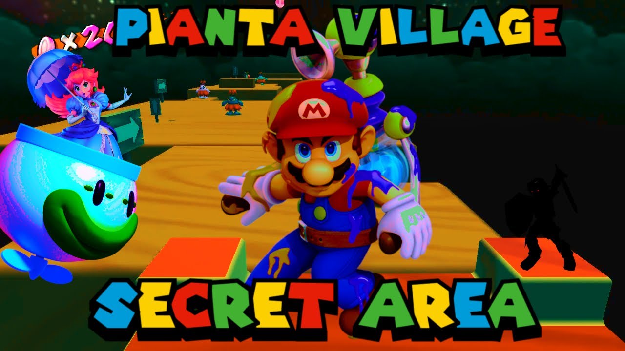 Super Mario Sunshine (part 42) Pianta Village Secret Shines - YouTube