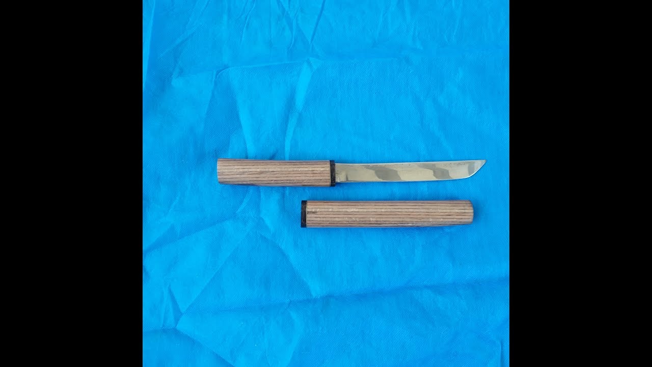 Katana mini (knife tanto) - YouTube