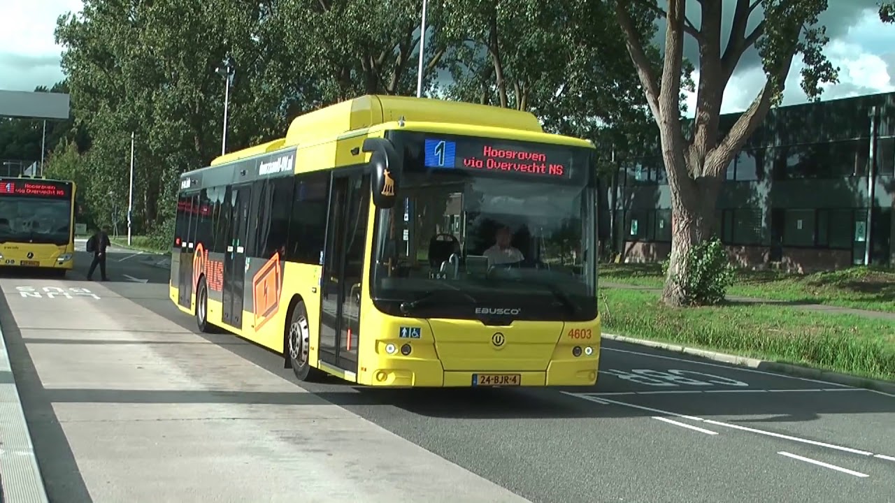 Ebusco Electric bus bij Qbuzz in Utrecht - YouTube