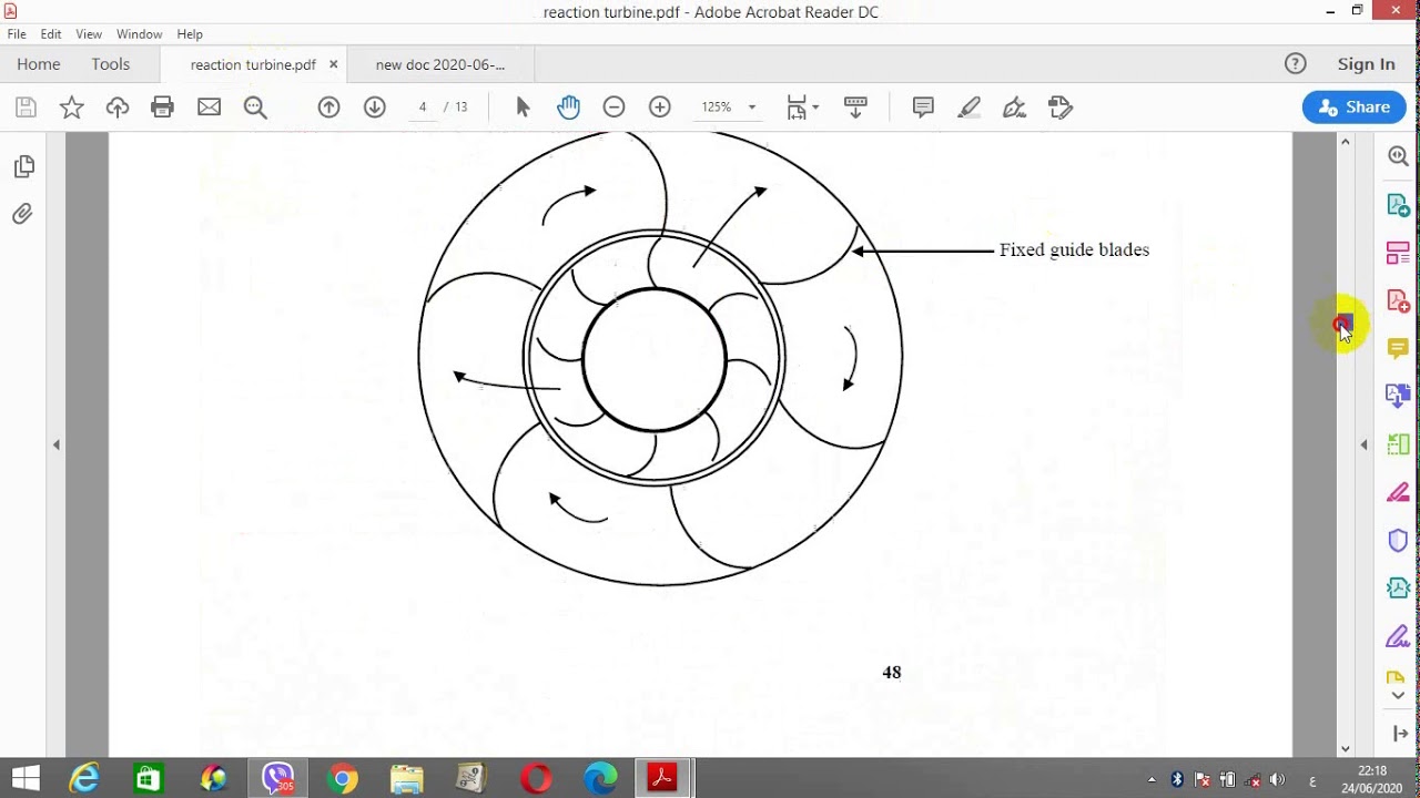 Reaction turbine example 3,4 - YouTube