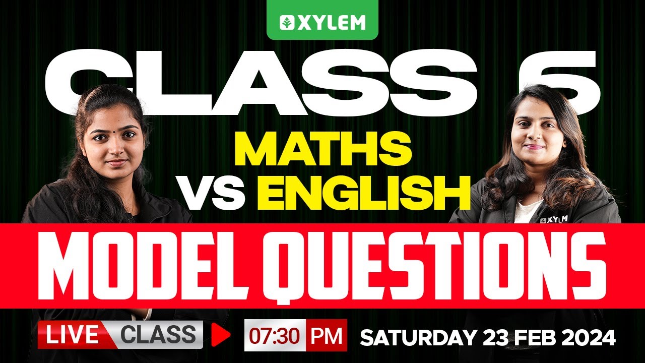 Class 6 Maths & English | Model Questions | Xylem Class 6 - YouTube