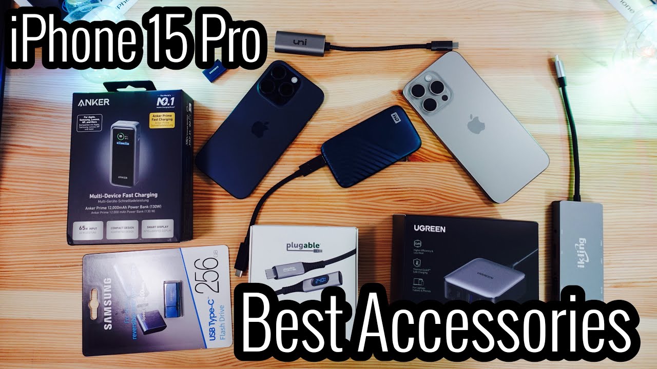 iPhone 15 Pro Must Have Accessories | Fast Charging to USB-C External ...