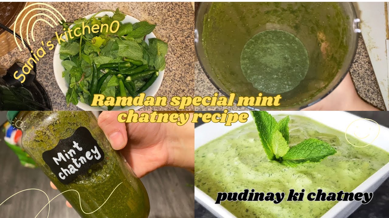 Mint Chutney | Mint Dip Recipe | Chatpati Chatni | Hari Mirch, Pudina ...