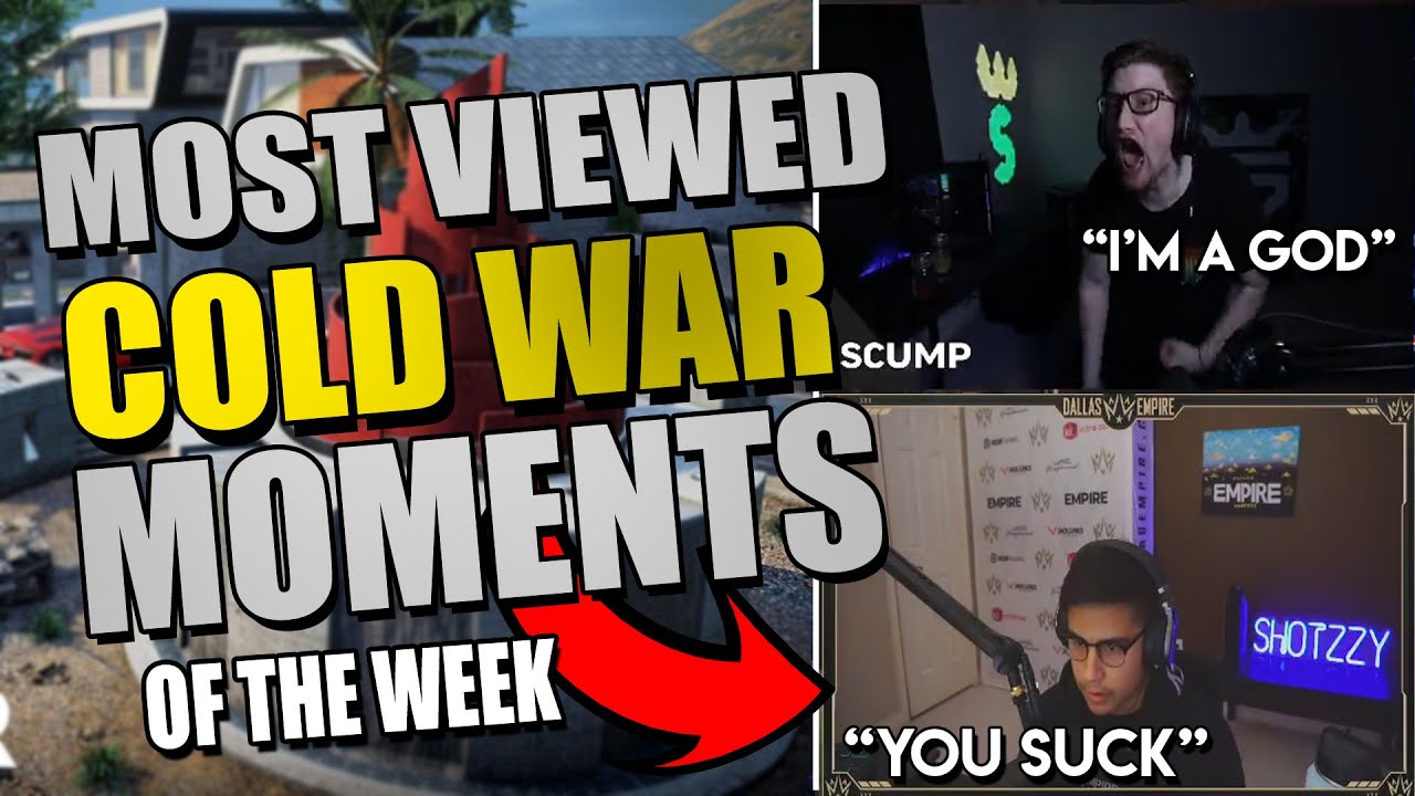 SCUMP 7 PIECE, SHOTZZY IS A GOD, RAGE | Most Viewed Twitch Cold War ...