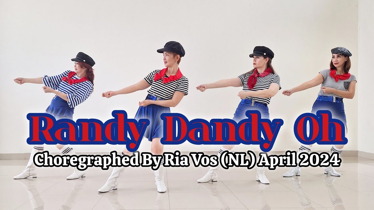Randy Dandy Oh - Line Dance - Ria Vos (NL) - YouTube