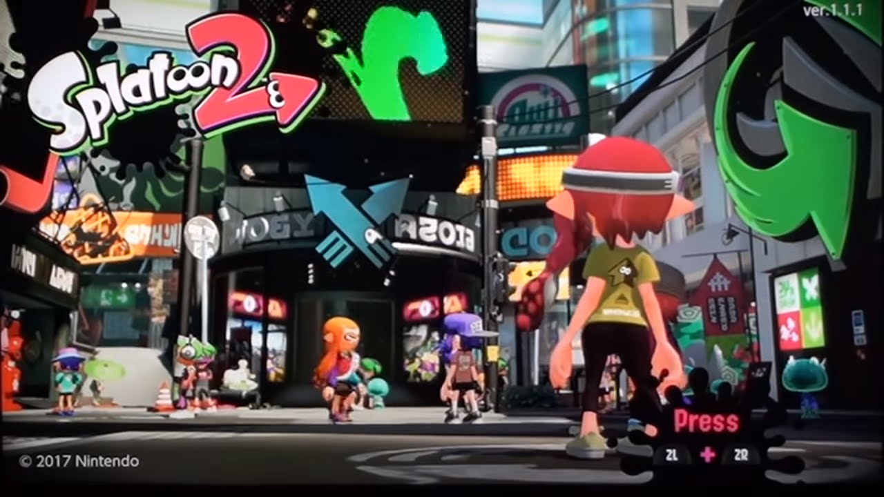Splatoon 2 gameplay-Welcome to Inkopolis square! - YouTube
