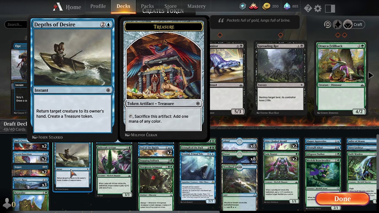 MTG Arena Draft Rivals of Ixalan #5: Nezahaliless Nezahal deck - YouTube