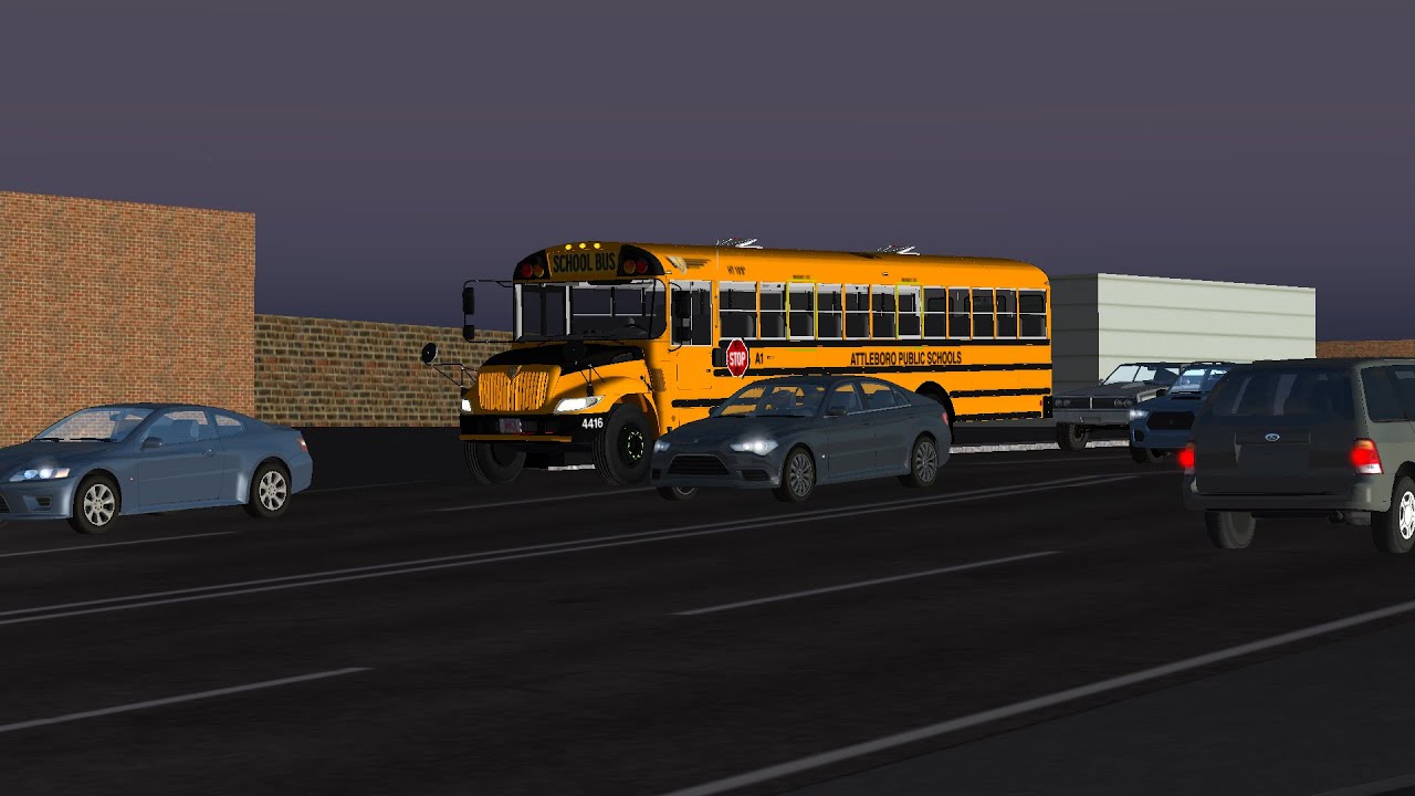 Rigs of Rods Bloom Bus A1 2023-2024 HS AM Route; IN A NEW BUS! - YouTube