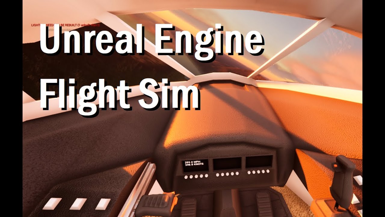 Unreal Engine Flight Simulator - YouTube