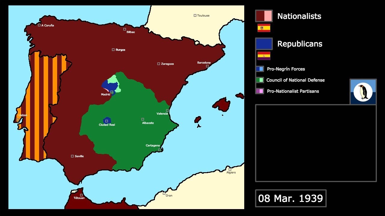 {Wars} Spain's Civil War Within a Civil War (1939): Every Day - YouTube