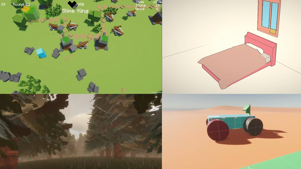 My old unity prototypes - YouTube