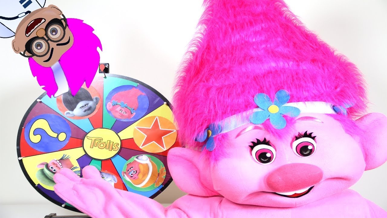 Trolls Movie Poppy Play The Trolls Game In Real Life - Paw Patrol Toys ...