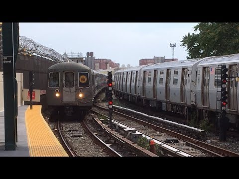 [MTA]: (N) Express / Local & (W) Train Action @ 86th Street - YouTube