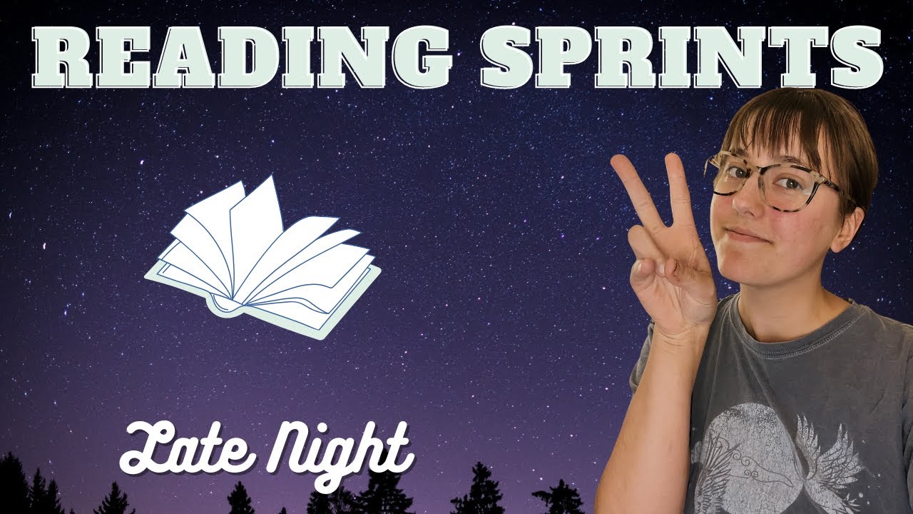 🌙Let's do some late night reading! // Live ambiance reading sprints 🌙 ...