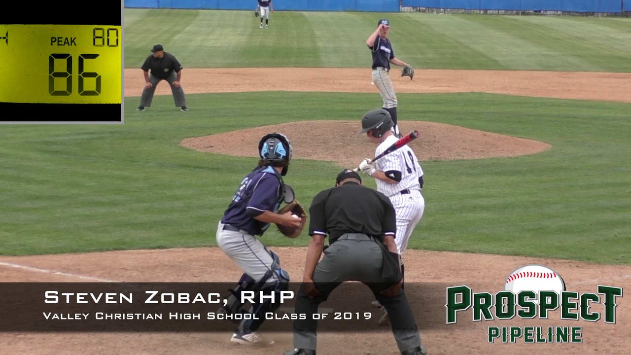 Steven Zobac Prospect Video, RHP, Valley Christian High School Class of ...
