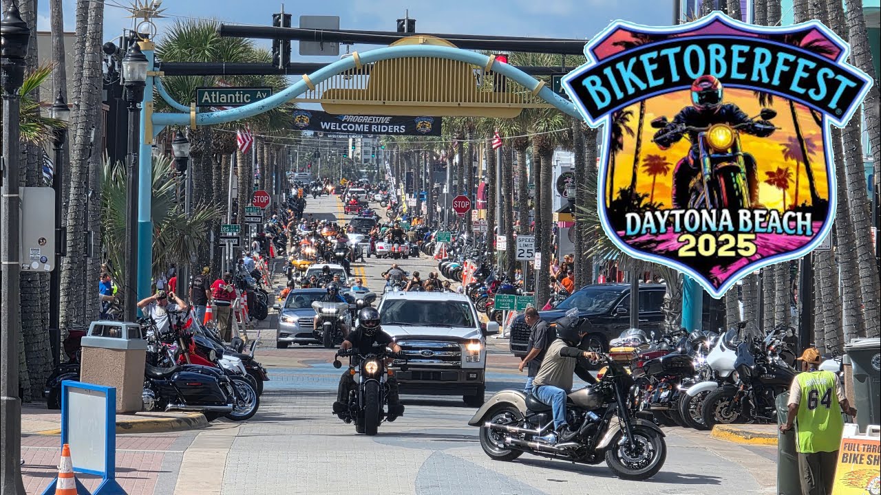 Biketoberfest 2025 Day 2 | Boss Hoss Ride, Daytona Boardwalk Bike Show ...