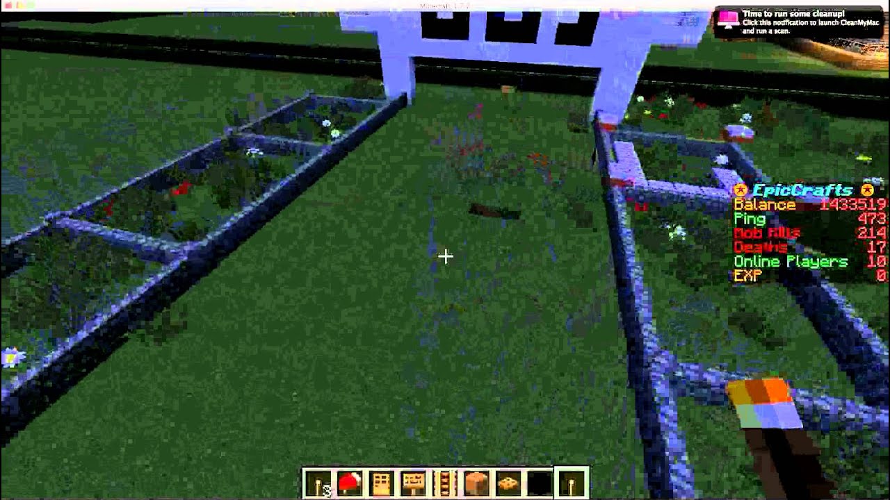 my minecraft creative plot on epiccrafts - YouTube