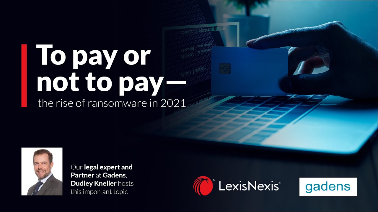 To pay or not to pay: The rise of ransomware in 2021 - YouTube