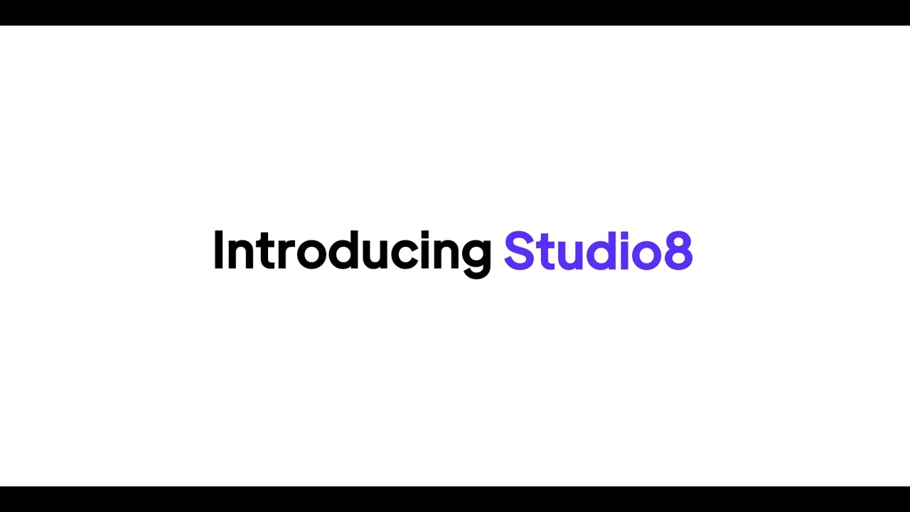 Introducing Studio8 - YouTube