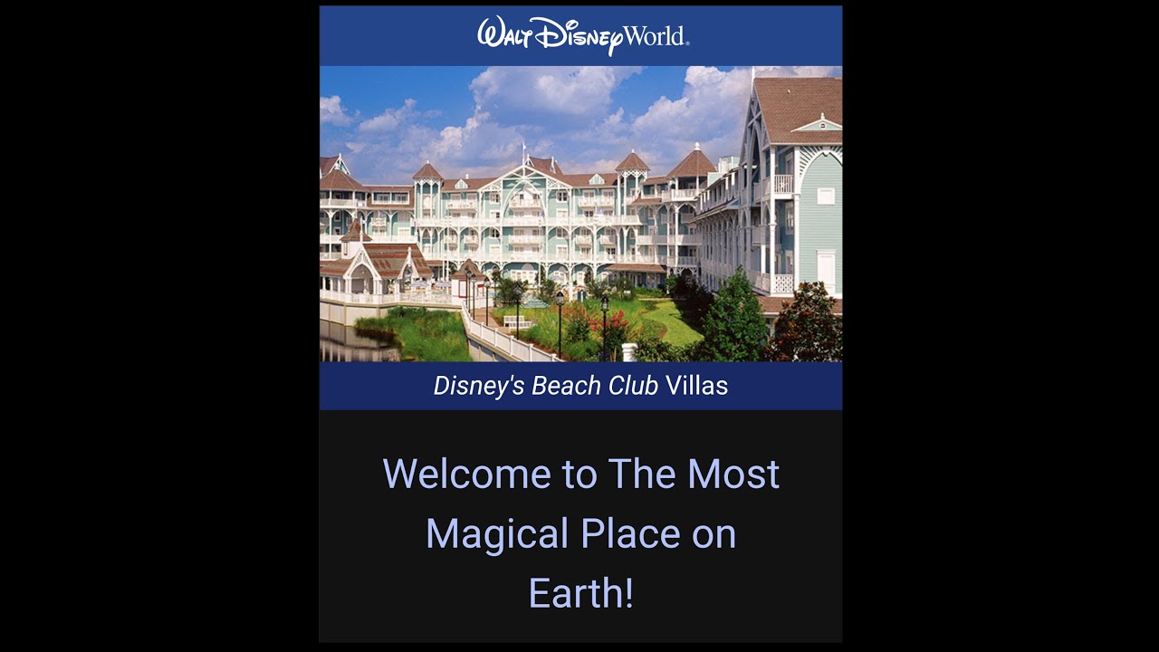 Disney's Beach Club DVC Deluxe Studio Room Tour - YouTube