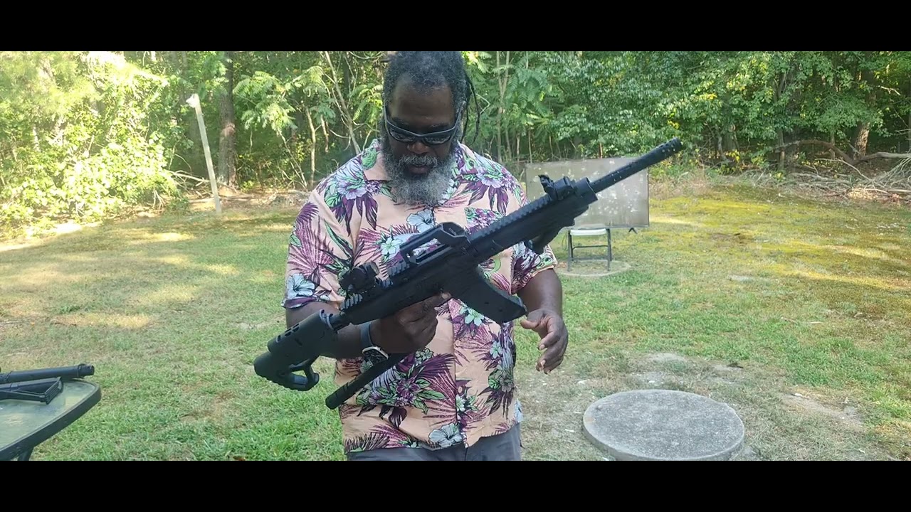 less-lethal AR 15 homewrecker versus grimberg . - YouTube