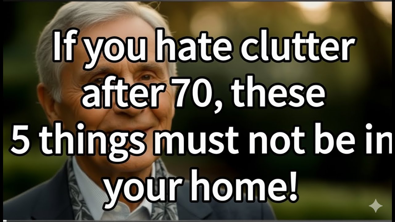 Hate clutter after 70? Remove these 5 things from your home for peace ...