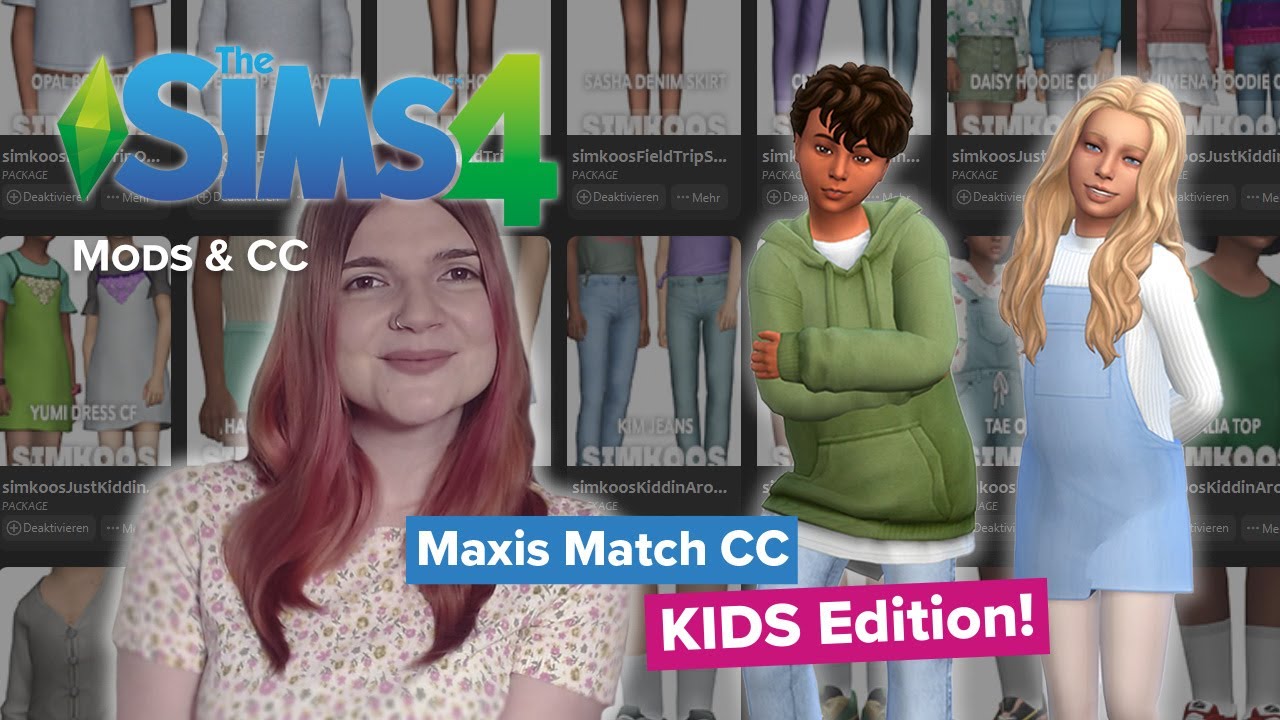 Top 4 Maxis Match Creator für KIDS 😍 - Die Sims 4 CC Shopping + Links ...