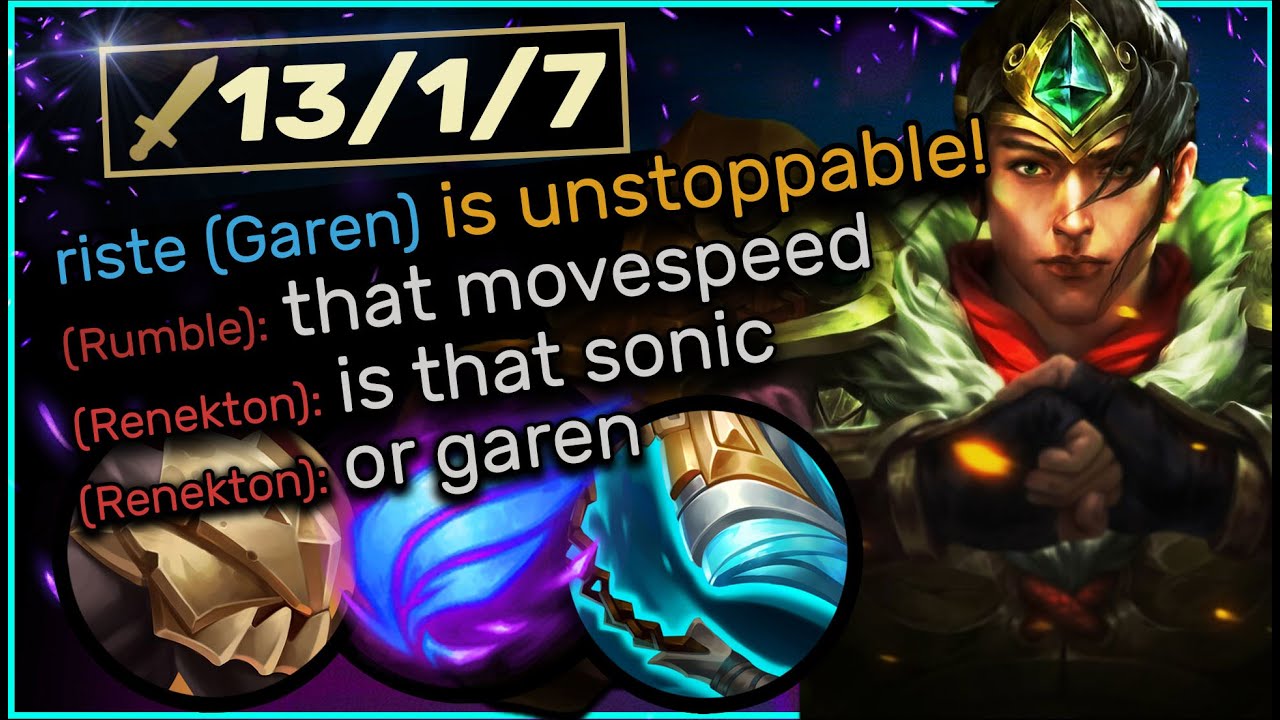 PHASE RUSH IS BACK BABY! The return of the fastest Garen build for S11 ...