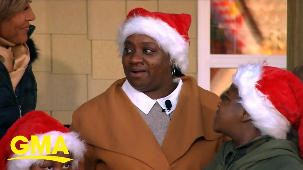 Woman who lost home during tornado gets a surprise - YouTube