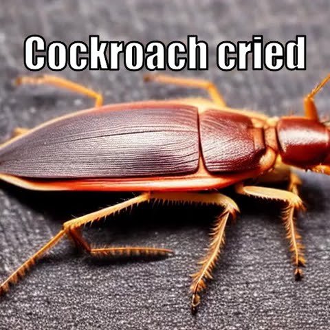 The Cockroach in A Cave, Sad Story - YouTube