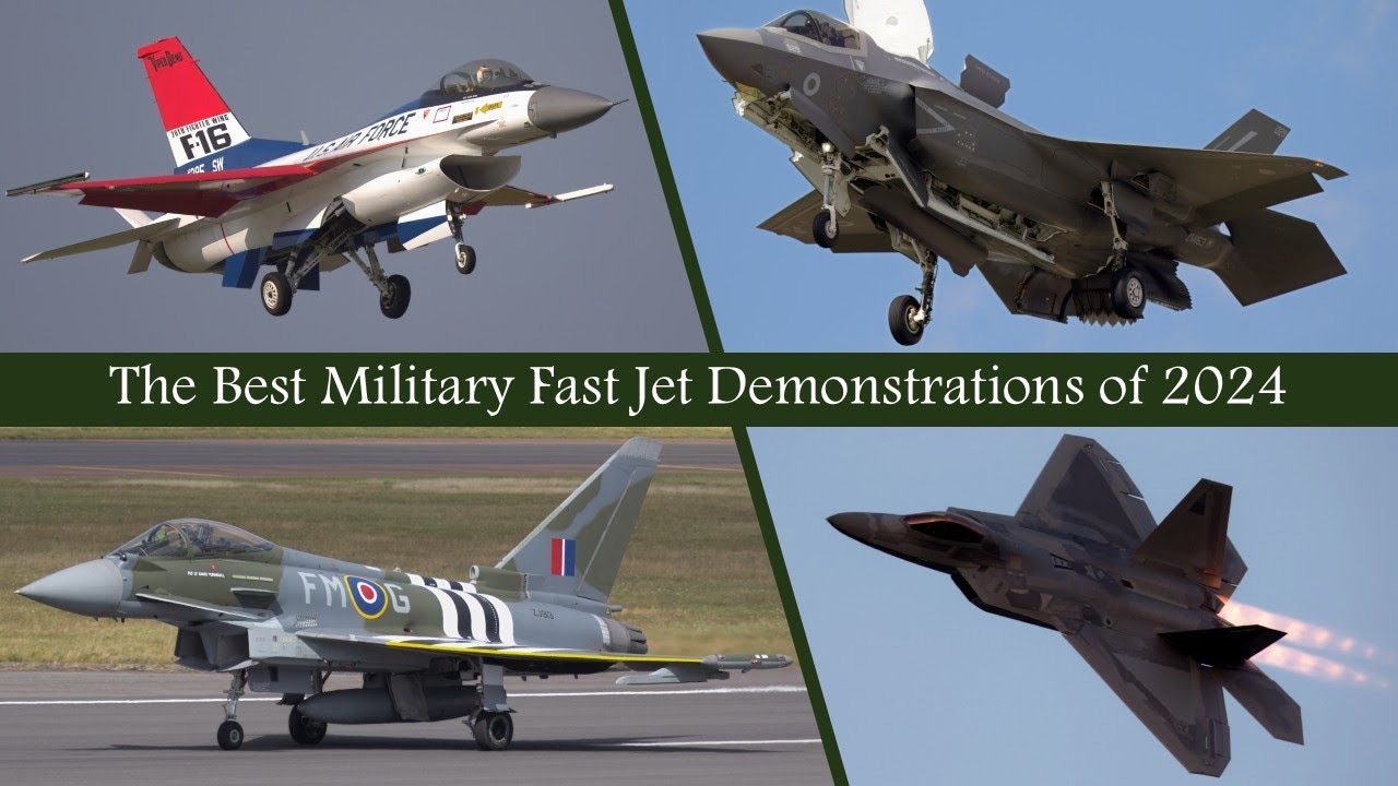 The Best Military Fast Jet Demonstrations of 2024 - YouTube