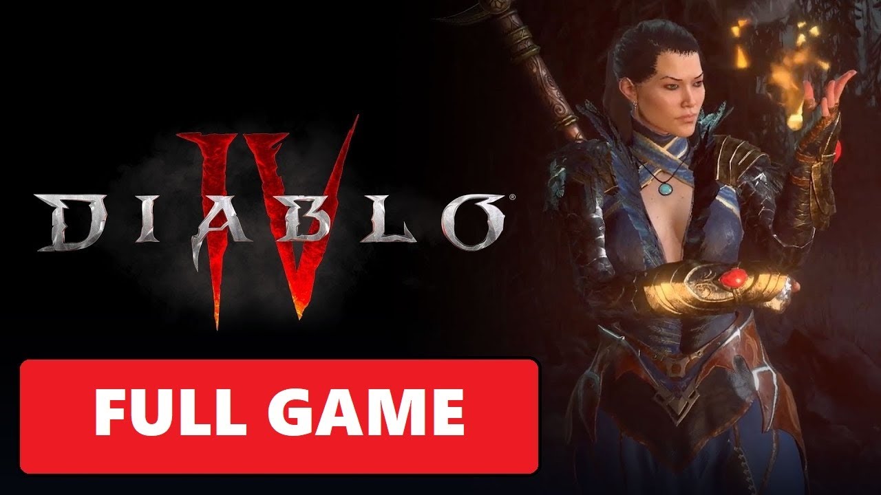 Diablo 4 [Full Game | No Commentary] PS4 - YouTube