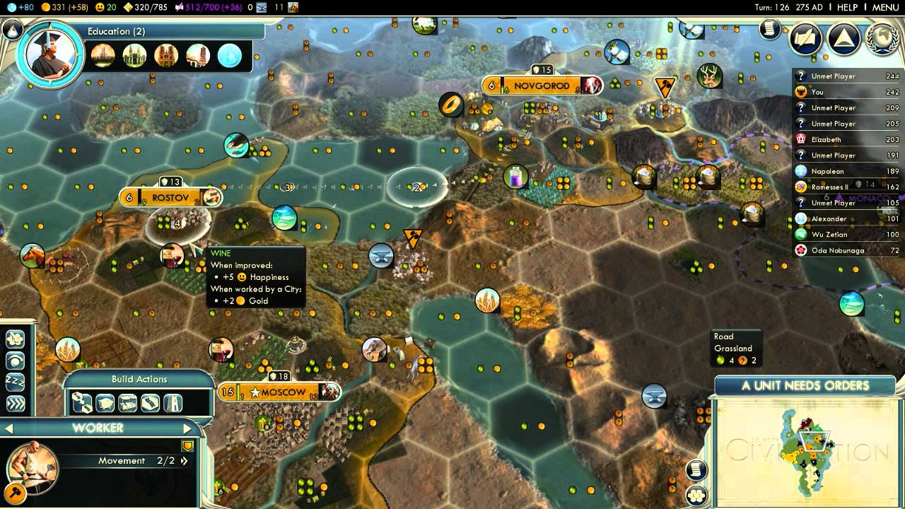 Let's Play Civilization 5 with Commentary Part 7 Russia - YouTube