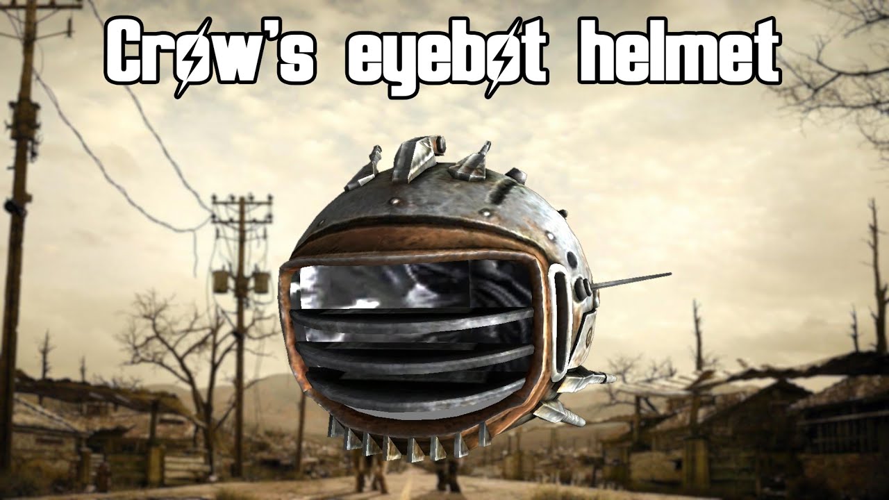 Fallout 3: Unique Items Guide #19 - Crow's eyebot helmet - YouTube