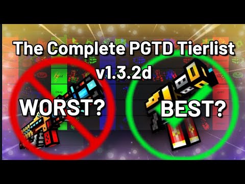 The Complete PGTD Tierlist [Version 1.3.2D] - YouTube