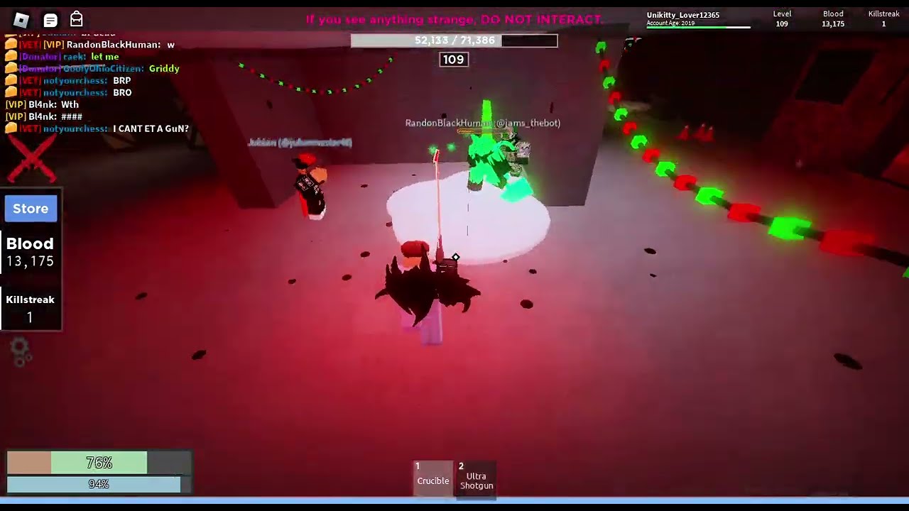 10 minutes for an unfinished crucible loadout (Roblox Transfur Outbreak ...