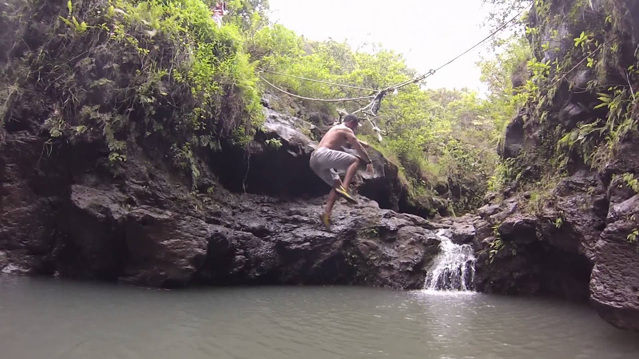 GoPro Waterfall Diving, Hiking, Night Surf Waikiki Beach, Honolulu ...