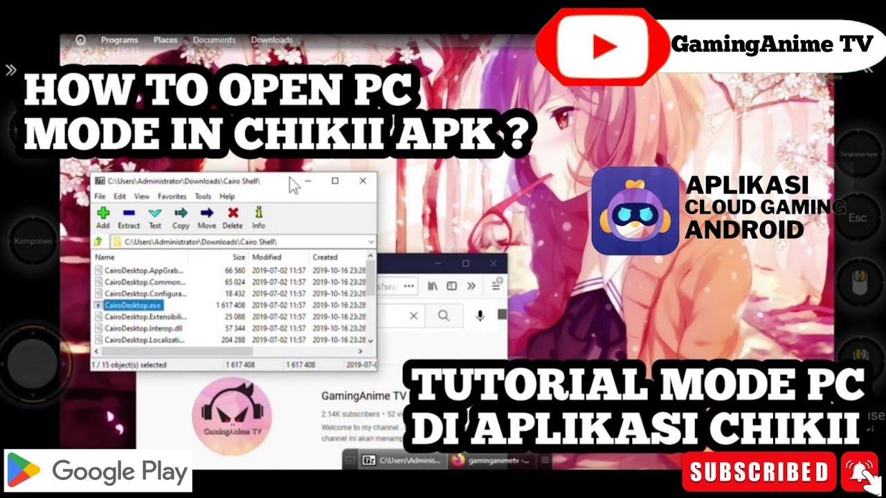 How To Open PC Mode / Tutorial Buka Mode PC [CHIKII CLOUD GAMING] - YouTube