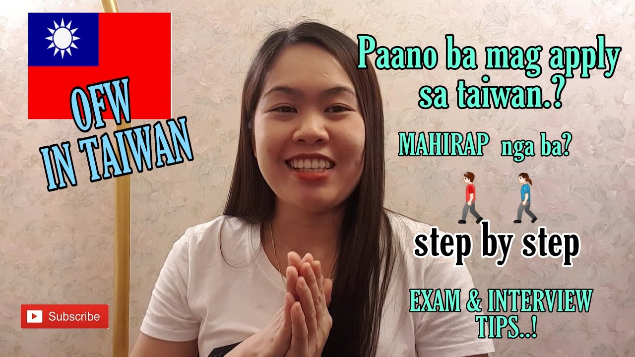 Paano mag apply ng FACTORY WORKER sa TAIWAN?| Type of exam sa taiwan ...